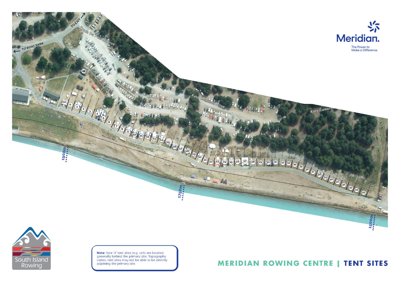 Venue map - South Island Rowing